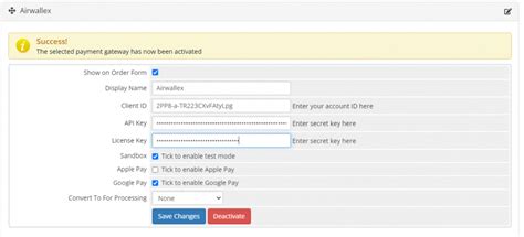Airwallex Gateway WHMCS Marketplace