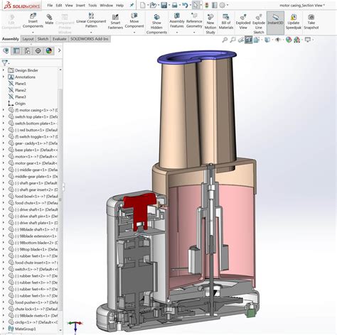 Customized Solidworks Section View Using Parallel To Screen Planes