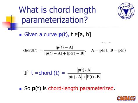 Ppt Curves With Chord Length Parameterization Powerpoint Presentation Id1162677
