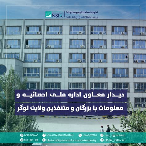 دیدار معاون اداره ملی احصائیه و معلومات با بزرگان و متنفذین ولایت لوگر محمدنبی محمدی، معاون ثبت