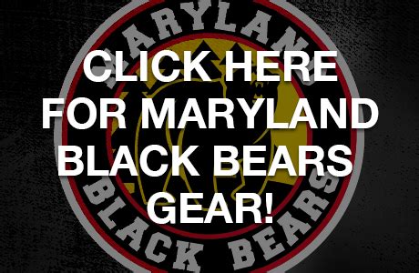 Maryland Black Bears Apparel Shop Maryland Black Bears Gear Jr Black