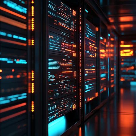 Server Logs Displaying Realtime Requests Responses And Server Status Premium Ai Generated Image