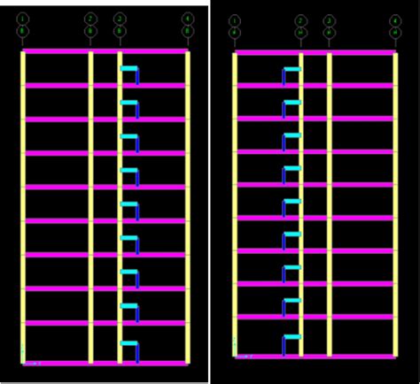 Schematic Diagram Of Sap2000 Model Framework Download Scientific Diagram