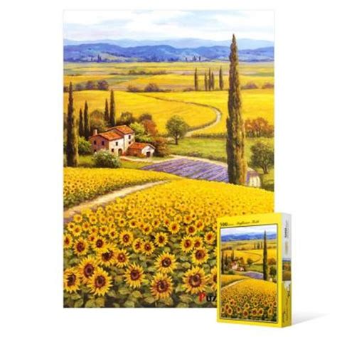 Puzzlesarang 500피스 직소퍼즐 해바라기 평원 2 핫트랙스