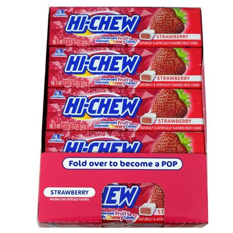 Hi Chew Fruit Chews Strawberry 15 Count