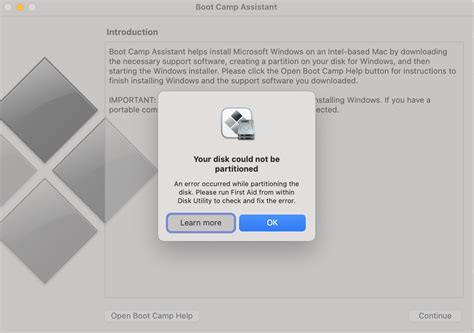 Unable To Bootcamp Rbootcamp