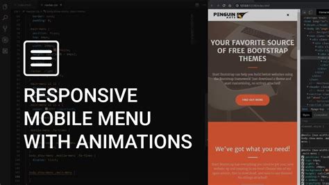 How To Make A Responsive Header With Css Animations Youtube