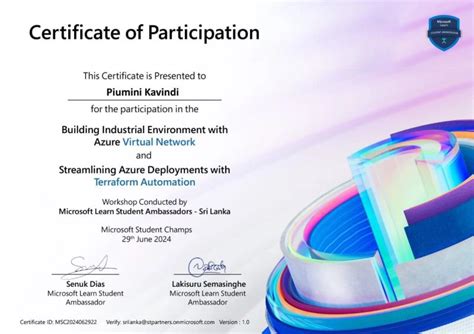 Piumini Kavindi On Linkedin Microsoftazure Mschamp Azurevirtualnetwork Terraformautomation…