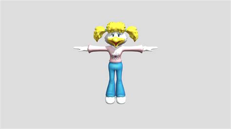 Wii Chuck E Cheeses Sports Games Helen 3d Model By