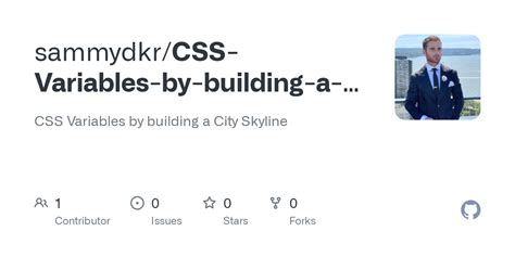 GitHub Sammydkr CSS Variables By Building A City Skyline CSS