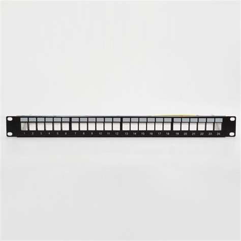 UTP FTP Blank Patch Panel With Back Bar Cable Management Rack Empty