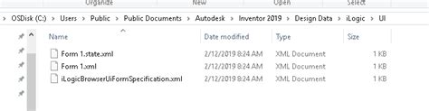 a global form is not showing up in ilogic browser in inventor