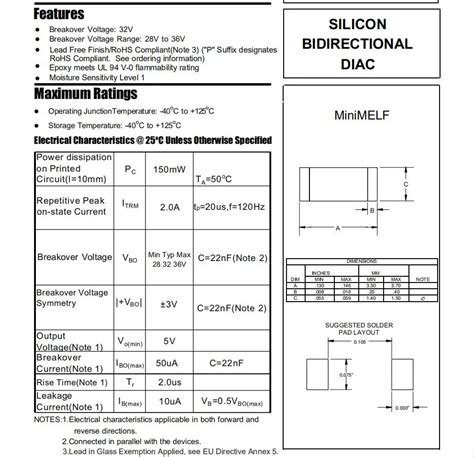 Silicon Bidirectional Trigger Diode Db3 Diacs Ll34 1206 Lldb3 Smd Diodes Diac Buy Smd Diac