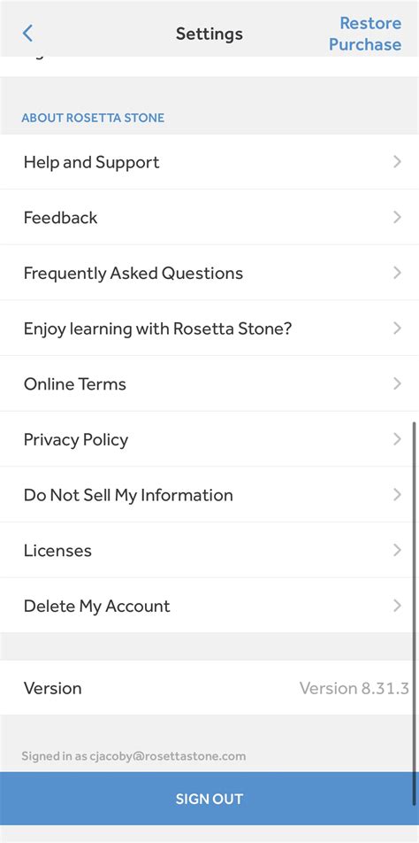 Ios Mobile App Rosetta Stone® Support