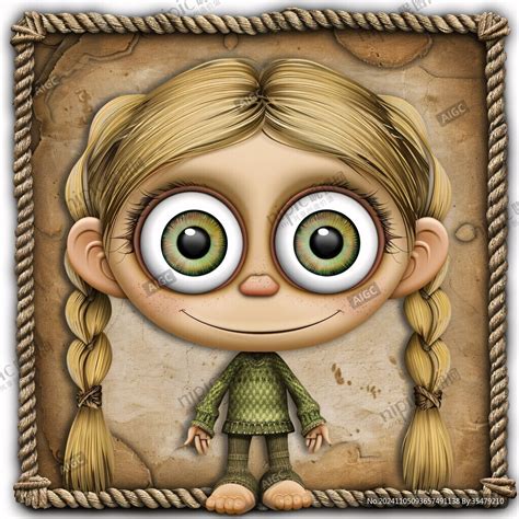 Ai创作图手绘呆萌女孩无框画 卡通欧美风q版人物 小女孩设计图片插画 辫子卡通女孩 装饰画q版卡通人物 甜美卡通女孩照片 卡通小女孩儿童绘本 卡通小女孩素材 小女孩头像插画 娃娃无框画 卡通