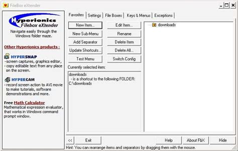 Windows Explorer Add On FileBox EXtender GHacks Tech News