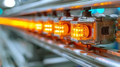 premium photo data center and network devices in high performance