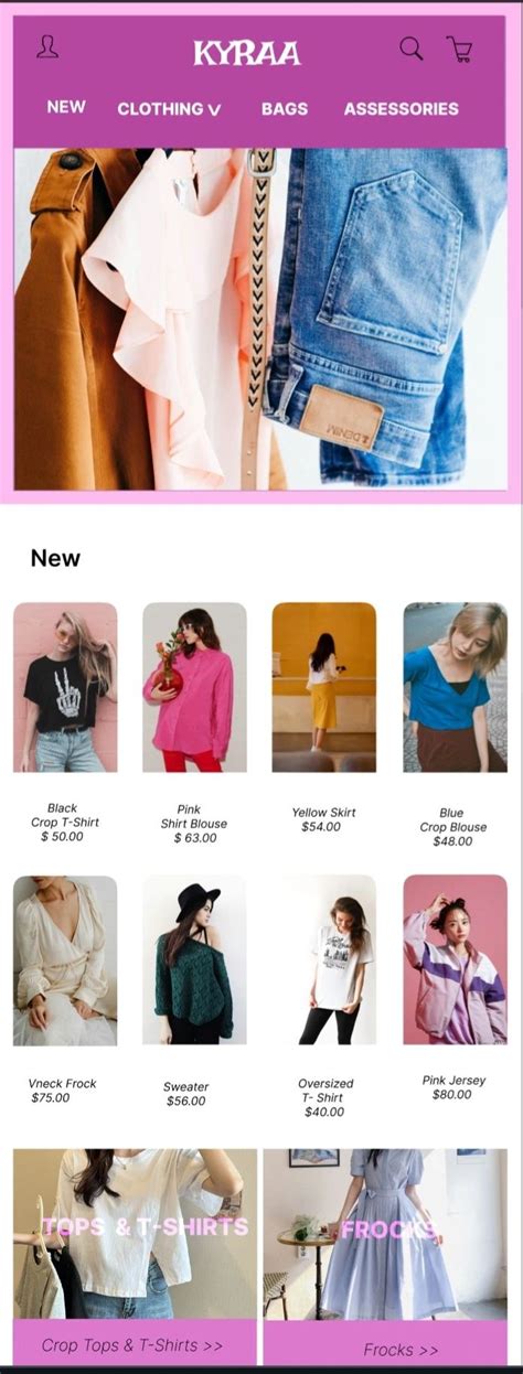 Nimeshi Dilshara On Linkedin Uiux Design For Clothing Store Website In Figma