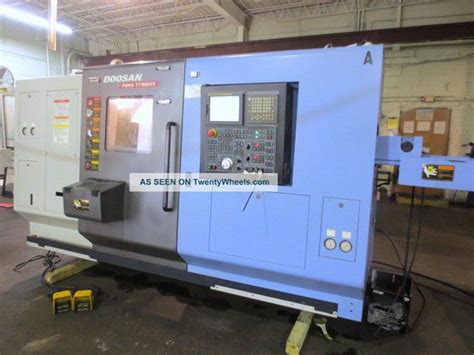 Doosan Tt Sy Cnc Lathe Dual Spindle Turret Y Axis Live Tools Chip Convyer