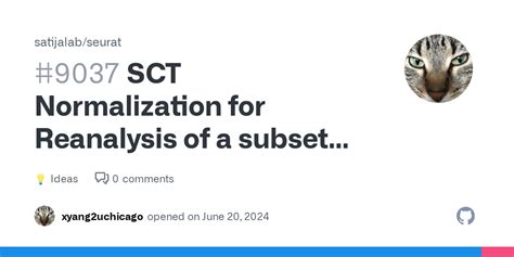 SCT Normalization For Reanalysis Of A Subset Of ScRNA Seq Data