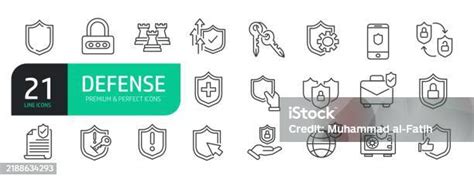 방어선 아이콘 집합입니다 보안 개인 정보 보호 방패 보호 문장과 같은 아이콘이 포함되어 있습니다 Vpn에 대한 스톡 벡터 아트 및 기타 이미지 Istock