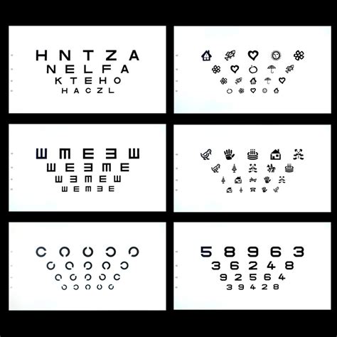 Ods Choice Visual Acuity Chart System Lenscan Medical Inc
