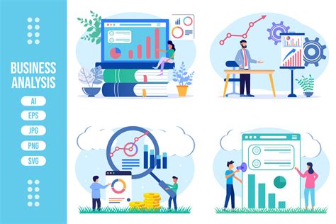 Business Analysis Illustration Graphic By Ismunandar Rambe · Creative Fabrica