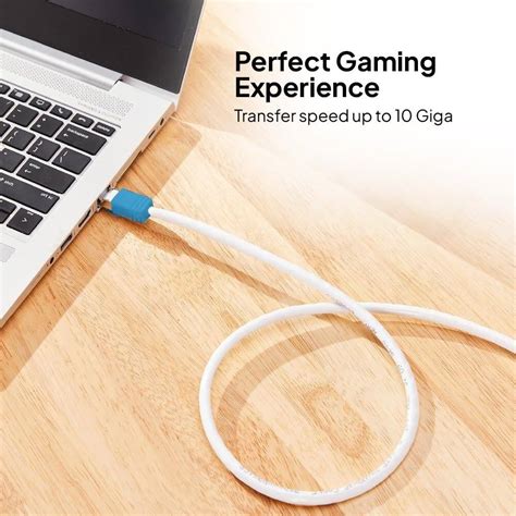 Mowsil Ethernet Cable Cat7 0 5m Gigabit Network High Speed Flat 10gbps