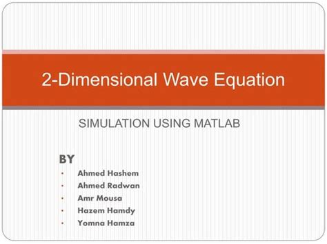 Wave Equationpptx Pptx Physics Science