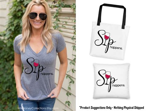 Sip Happens Wine Png Wine Glass Instant Digital Download Etsy