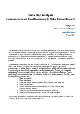 11 FREE Skills Gap Analysis Samples To Download