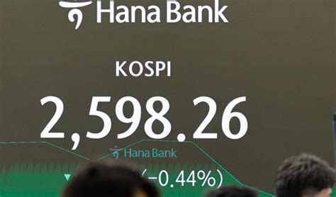 코스피 장중 2600선 붕괴 외인·기관 쌍끌이 매도 머니s