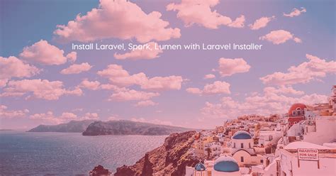 Install Laravel Spark Lumen With Laravel Installer