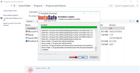 Uninstalling The Instasafe Gateway Agent Instasafe Documentation Hub