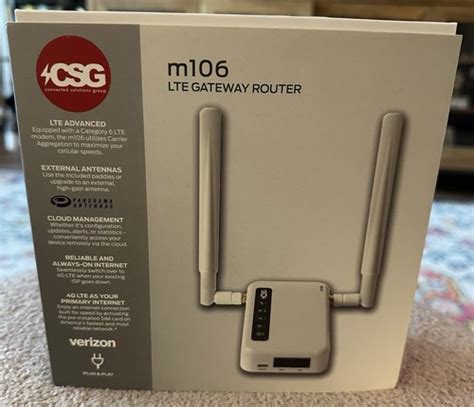 CSG M106 LTE Gateway Router VERIZON 4G LTE Cellular Wireless Router EBay