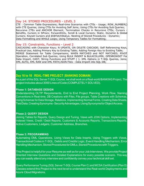 Azure Sql Database Dev Live Online Training Pdf