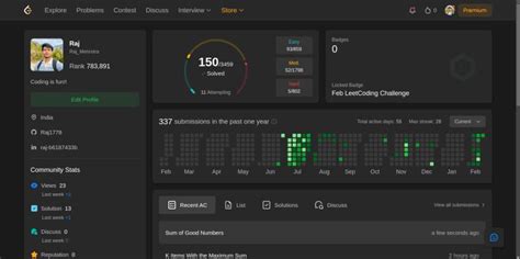 Raj On Linkedin Leetcode Dsa Learning Codingjourney