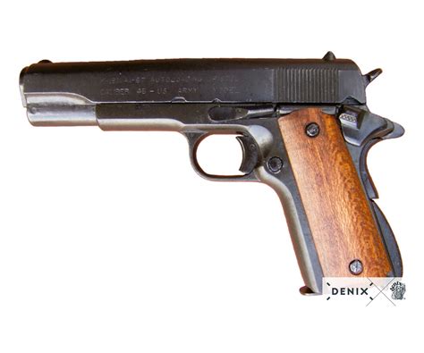 Макет пистолет Colt M1911 .45, светлое дерево (США, 1911 г.) DE-M-1227 ...