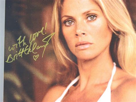 Britt Ekland James Bond Girl Man With The Golden Gun Autograph Photo