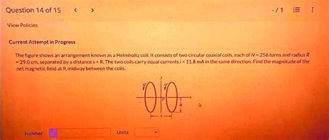 Solved The Figure Shows An Arrangement Known As A Helmholtz Coil It Consists Of Two Circular