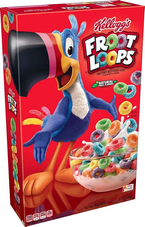 Kelloggs Fruit Loops 481 G Usa Version Pack Of 4 Uk Grocery