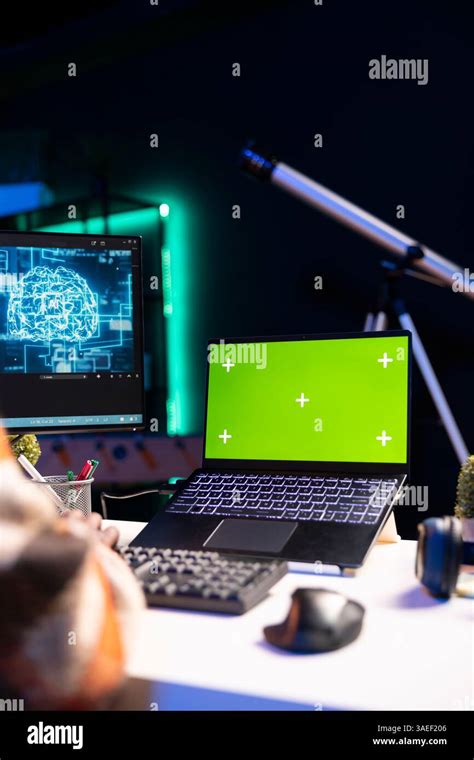 African American Web Developer Using Isolated Mockup On Pc And Writing Code Working With