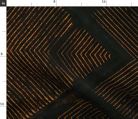 Zigzagrowsingold Large Fabric Spoonflower