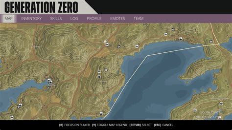 Generation Zero Map Location Gplusatila