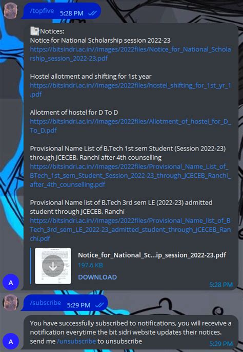 Github Michealsam Notice Crawler Bot This Is Telegram Bot It