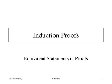 Ppt Induction Proofs Powerpoint Presentation Free Download Id5389615