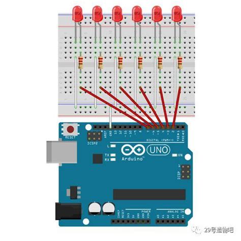 Arduino教程第五讲LED流水灯实验 少儿编程 Arduino教程第五讲LED流水灯实验 少儿编程