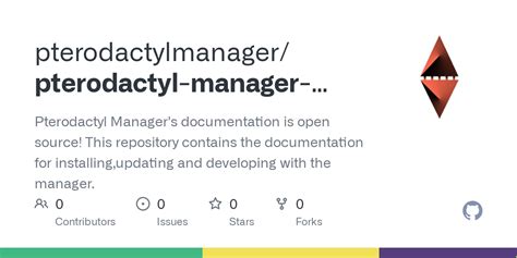 Github Pterodactylmanagerpterodactyl Manager Documentation Pterodactyl Managers