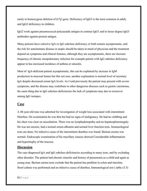 Ig A And Igg Subclass Deficiencies Pdf