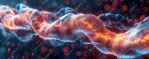 Premium Photo Binary Patterns Intertwining Form Background